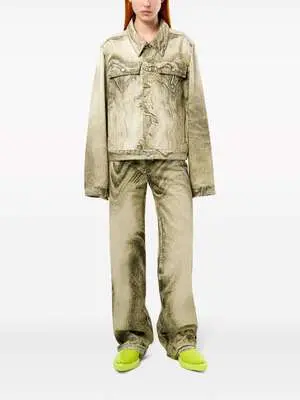 Camper Swirl-print Denim Jacket - Green