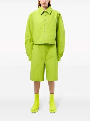 Camper Button-up Shirt Jacket - Green