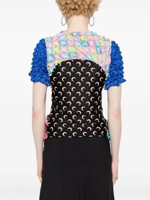 MARINE SERRE Popcorn Patchwork T-shirt