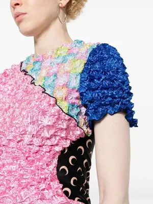 MARINE SERRE Popcorn Patchwork T-shirt