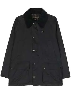 Barbour Bedale Corduroy-collar Shirt Jacket - Blue