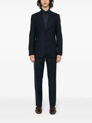 Calvin Klein Geometric-print Cotton Shirt