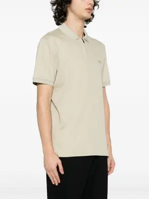 Calvin Klein Logo-patch Cotton Polo Shirt