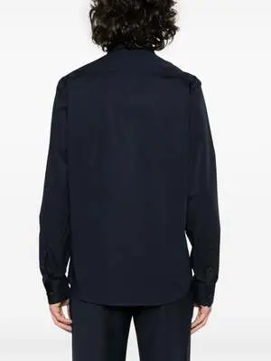 Calvin Klein Monogram-embroidered Cotton Shirt