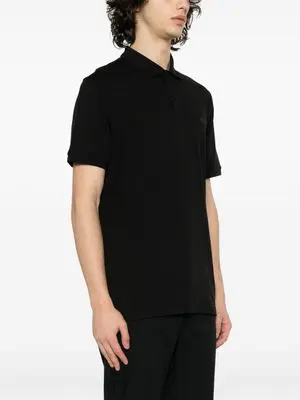 Calvin Klein Logo-patch Cotton Polo Shirt