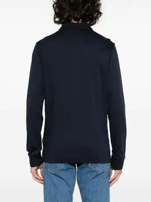 Calvin Klein Logo-patch Cotton Polo Shirt