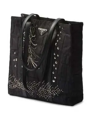 Prada Re-nylon Patchwork Tote Bag