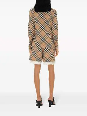 Burberry Check-pattern Cotton Shirt - Neutrals