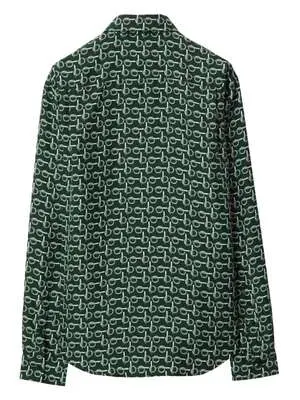 Burberry Silk Shirt - Green