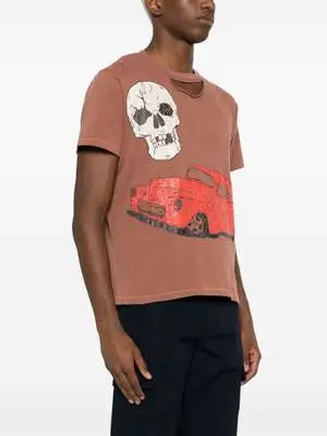 ERL Skull-print Cotton T-shirt