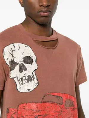 ERL Skull-print Cotton T-shirt