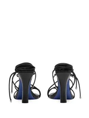 Burberry Ivy Shield Leather Sandals