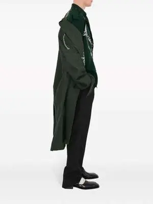 Burberry Wool-blend Straight-leg Trousers - Black