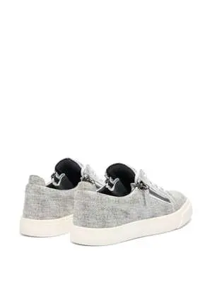 GIUSEPPE ZANOTTI Gail Leather Low-top Sneakers - Black