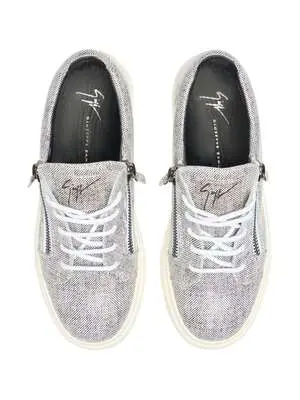 GIUSEPPE ZANOTTI Gail Leather Low-top Sneakers - Black