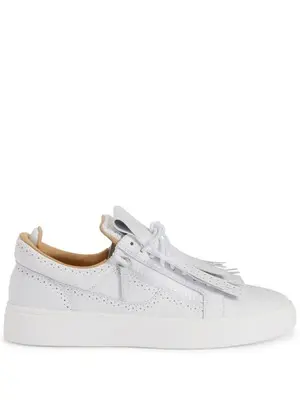 Giuseppe Zanotti White Leather Trainers