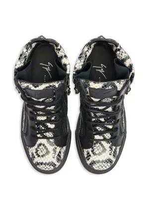 GIUSEPPE ZANOTTI Kriss High-top Sneakers - Black