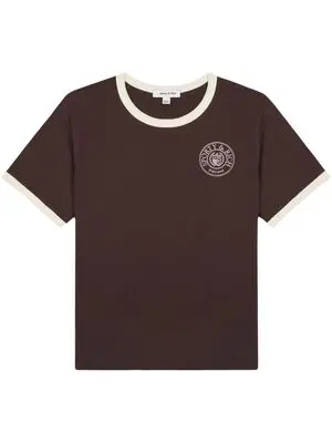SPORTY & RICH Connecticut Logo-print Cotton T-shirt