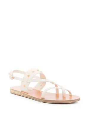 ANCIENT GREEK SANDALS Alethea Bee Leather Sandals - Neutrals