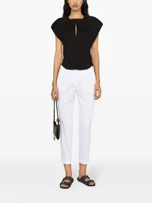 Etro Stretch-cotton Cropped Trousers