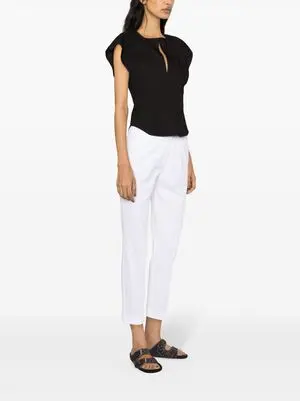 Etro Stretch-cotton Cropped Trousers