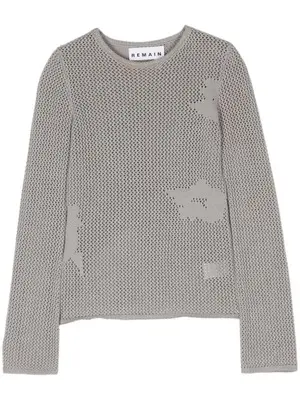 Remain Birger Christensen Heva Crochet-knit Jumper