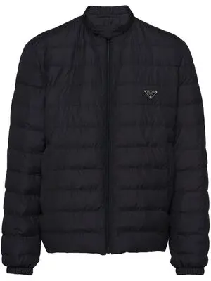 Prada Triangle-logo Quilted Down Jacket