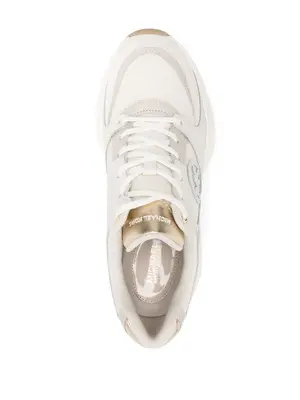 Michael Kors Zuma Leather Sneakers - White