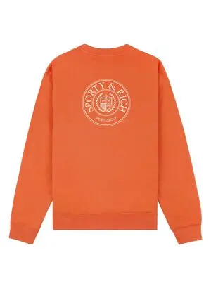 SPORTY & RICH Connecticut Crest Logo Sweatshirt