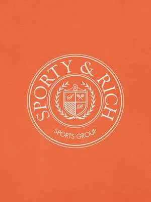 SPORTY & RICH Connecticut Crest Logo Sweatshirt
