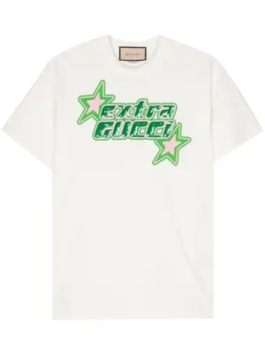 Gucci Textured T-shirts For Women