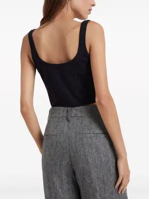 Brunello Cucinelli Cropped Tank Top
