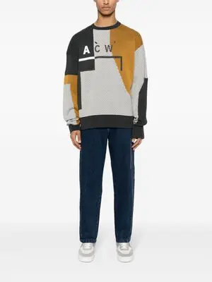A-COLD-WALL* Logo-printed Wide-leg Jeans