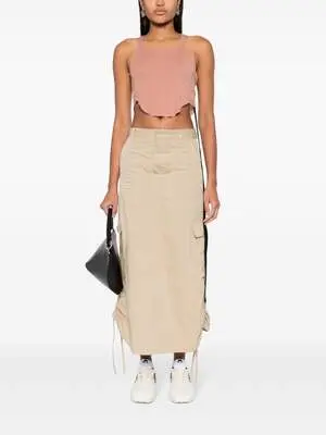 Rick Owens Cropped Tank Top - Pink