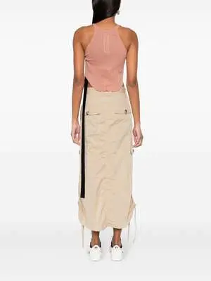 Rick Owens Cropped Tank Top - Pink