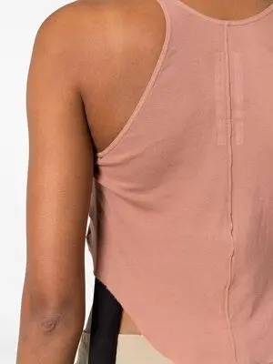 Rick Owens Cropped Tank Top - Pink