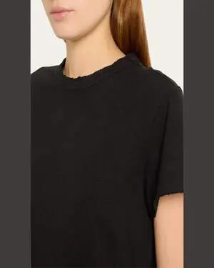 AMO Love Crewneck Tee - Black