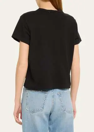 AMO Love Crewneck Tee - Black