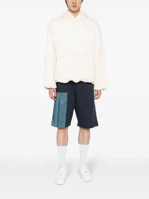 A-COLD-WALL* Strand Colour-block Cotton Track Shorts - Blue