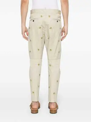 Dsquared2 Embroidered Fruits Chino Pants