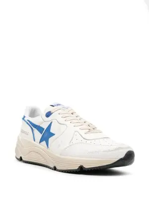 GOLDEN GOOSE Running Leather Sneakers - White