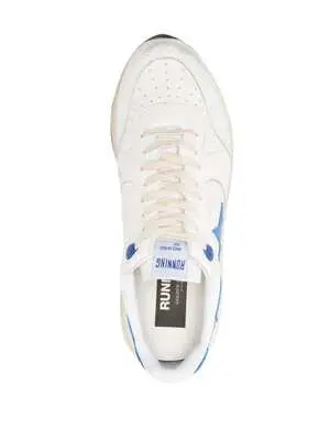 GOLDEN GOOSE Running Leather Sneakers - White