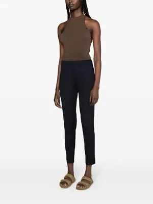 Fabiana Filippi Tapered Merino-blend Trousers - Blue