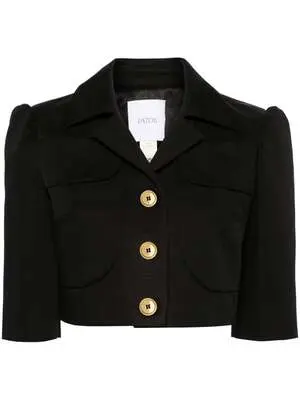 PATOU Single-breasted Cropped Blazer