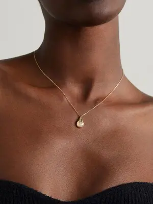 Mateo 14-karat Diamond Agua Necklace
