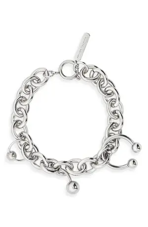 JUSTINE CLENQUET Holly Pierced Bracelet - Palladium