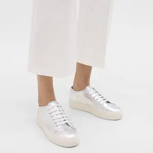 Theory Common Projects Tournament Low-top Super Platform Sneakers - Silver