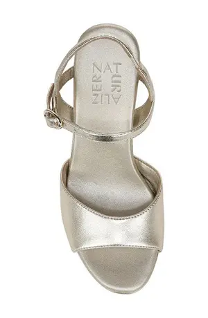 Naturalizer Lala Ankle Strap Sandal - Champagne