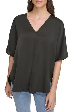 Dkny V Neck Blouses