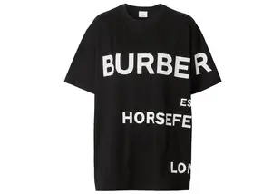 Burberry Horseferryprint T-shirt - Black/white